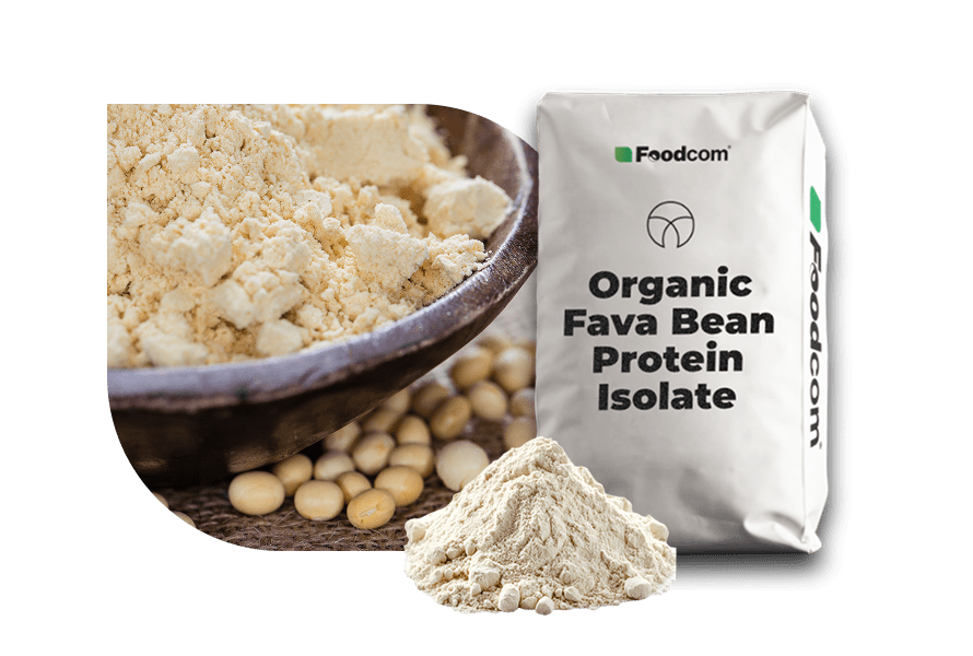 Organic Fava Bean Protein Isolate | 25 kg, bulk | Wholesale prices at ...